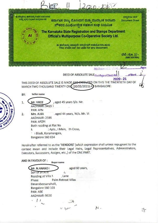 How to Verify Property Ownership in India Using a Sale Deed and ...