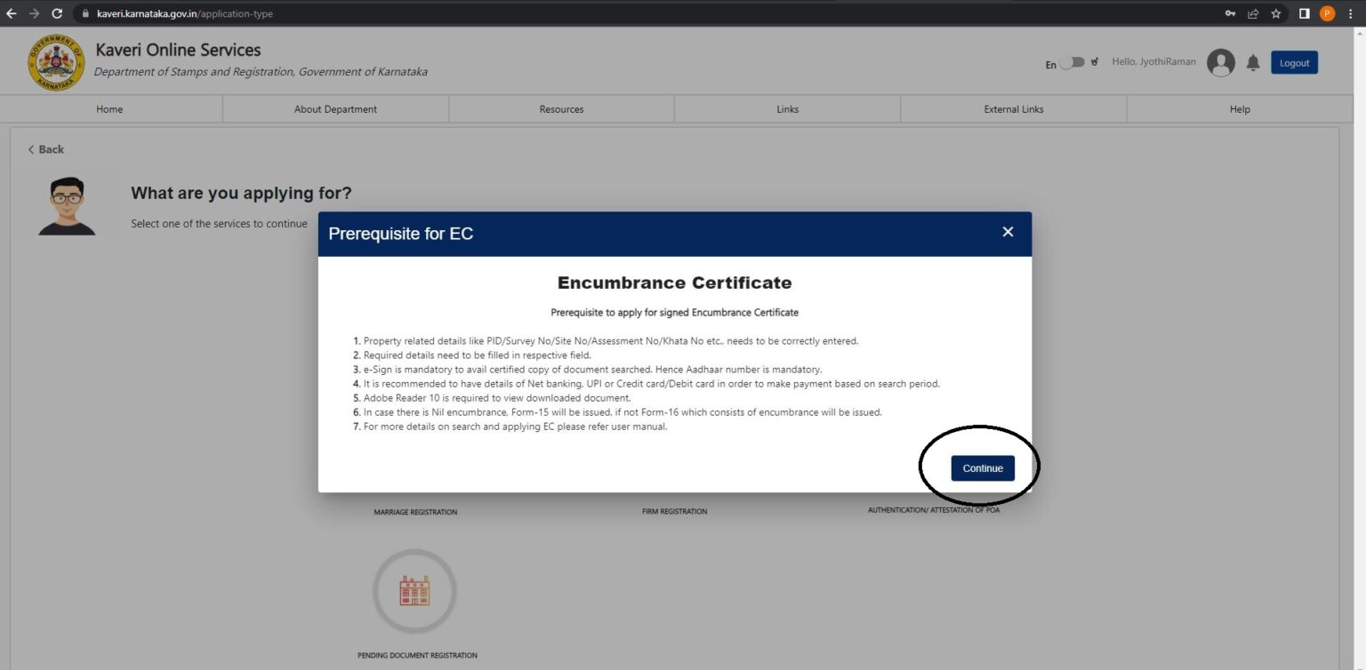 How to Download a Digitally Signed Encumbrance Certificate (EC) on ...