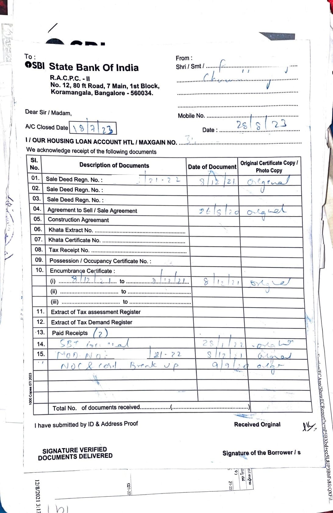How can NRIs close their SBI home loan and collect original property ...