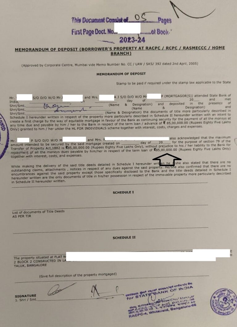 Does Mortgage by Deposit of Title Deed Require Registration? - PGN Property