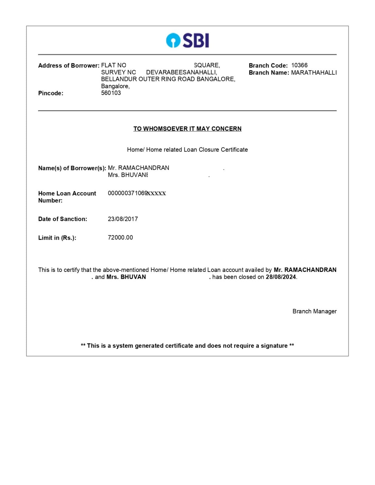 My loan has been paid successfully. How do I get my NOC (No Objection ...